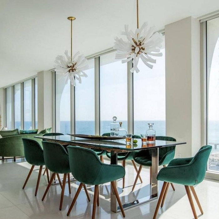 ALAN MIZRAHI LIGHTING Emmy Murano Round Chandelier | Wayfair