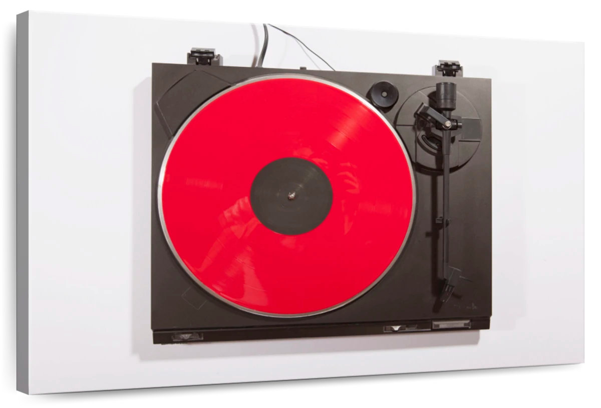 Ebern Designs Abarca Bright Red Record Player - Wayfair Canada