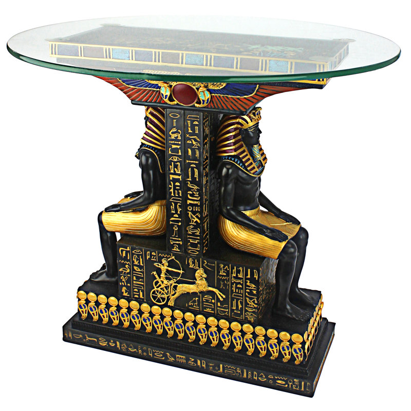 Design Toscano Egyptian Pharaoh Figurine End Table & Reviews | Wayfair