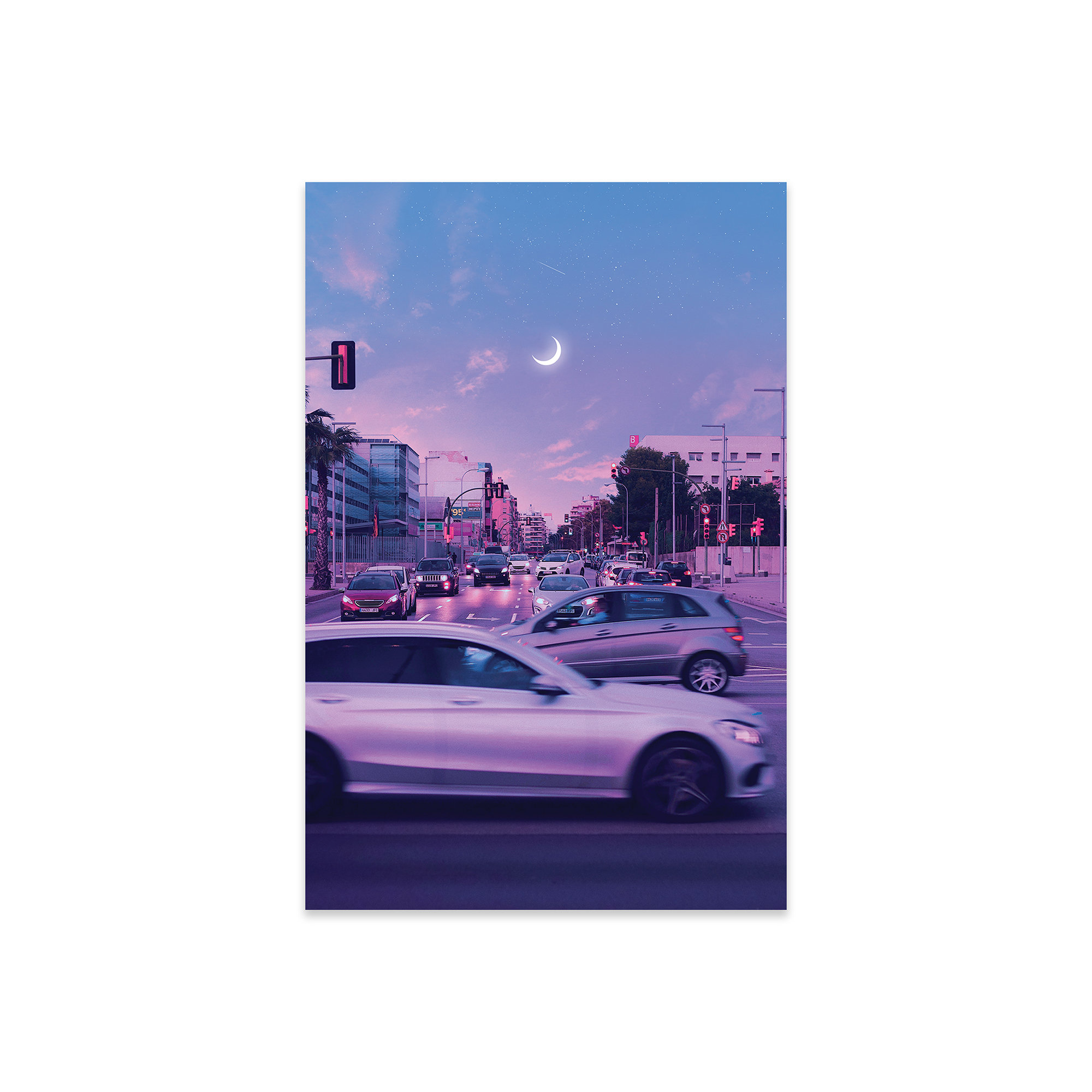 Ebern Designs Purple City On Plastic/Acrylic by Danner Orozco Painting ...