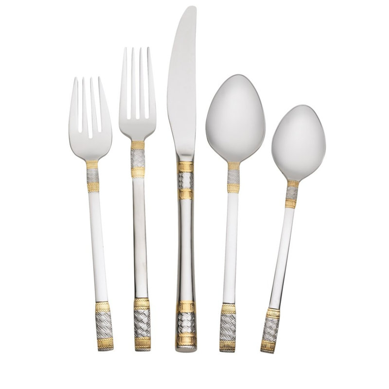 Wallace GA Corsica 65 Piece Flatware Set & Reviews | Wayfair