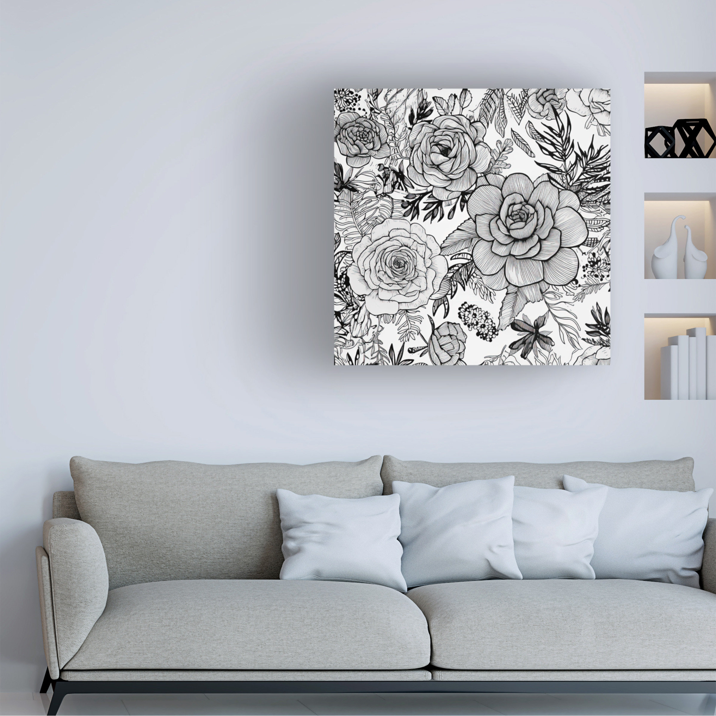Trademark Fine Art Sasha Yin Yang II Canvas Art | Wayfair