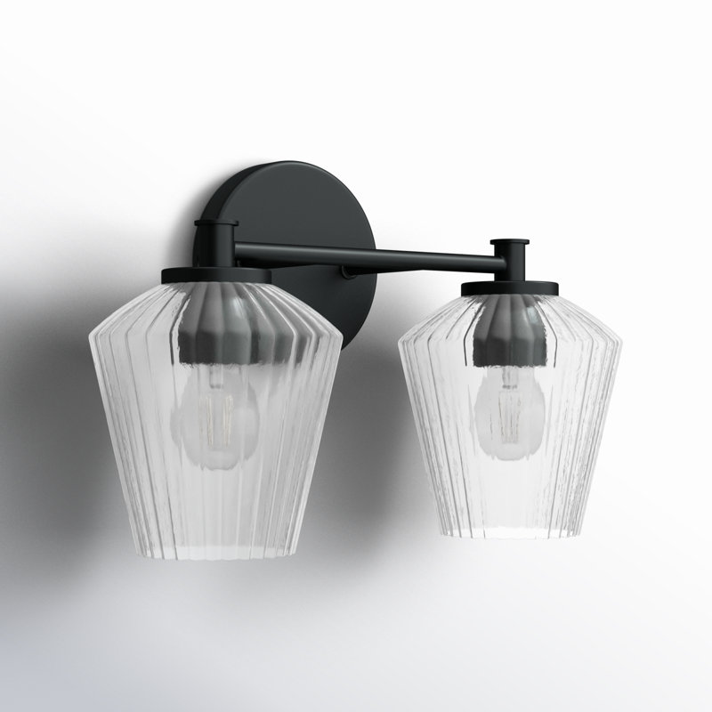 Depner 2 Light Ribbed Dimmable Vanity Light & Reviews | Birch Lane