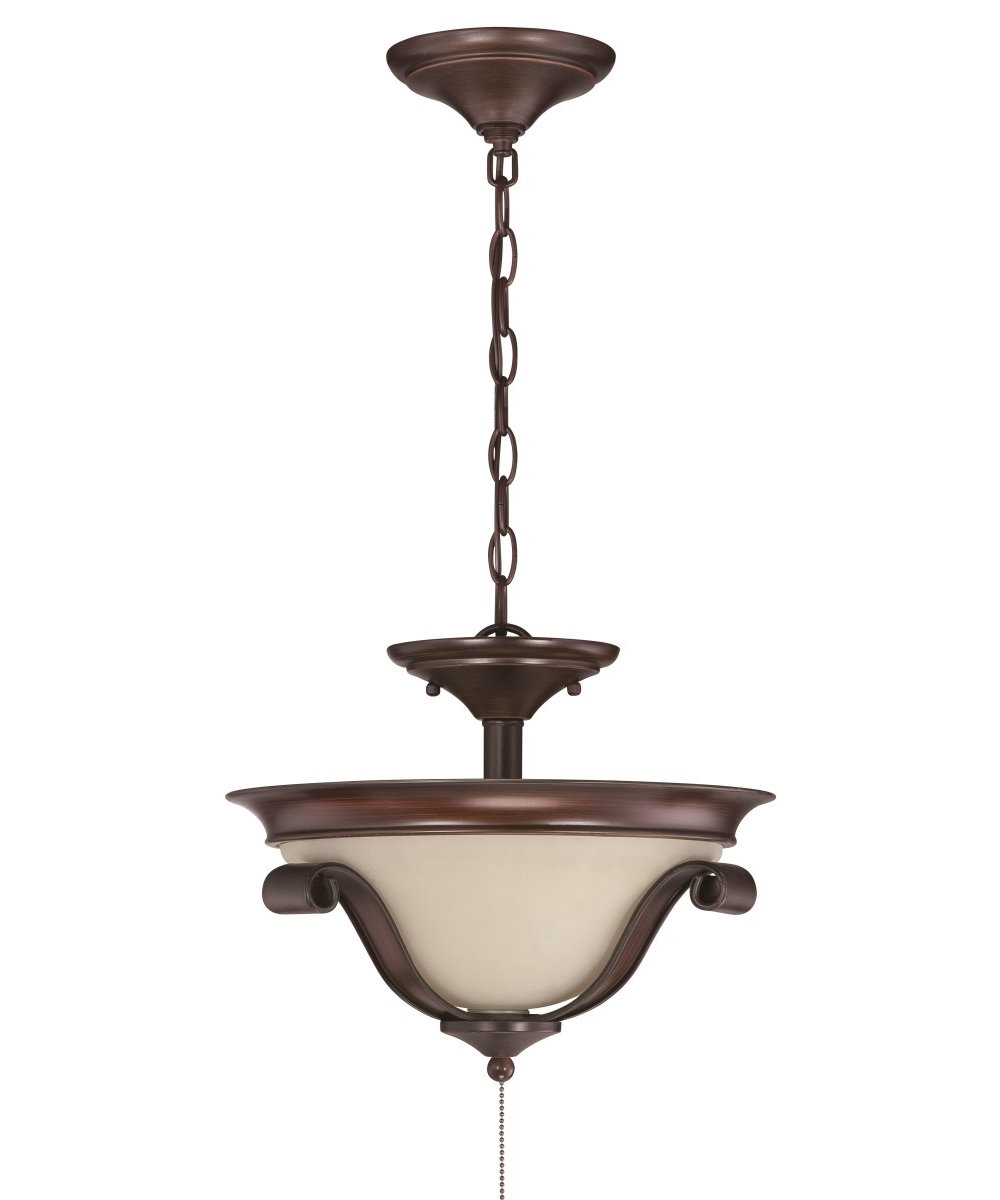 Fleur De Lis Living Jaime 2-Light Universal Ceiling Fan Bowl Light Kit ...