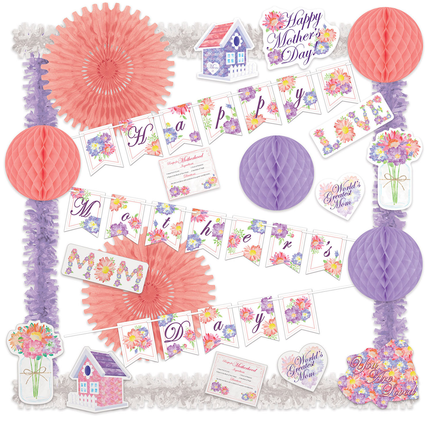 The Party Aisle™ Mother's Day Decorating Kit | Wayfair