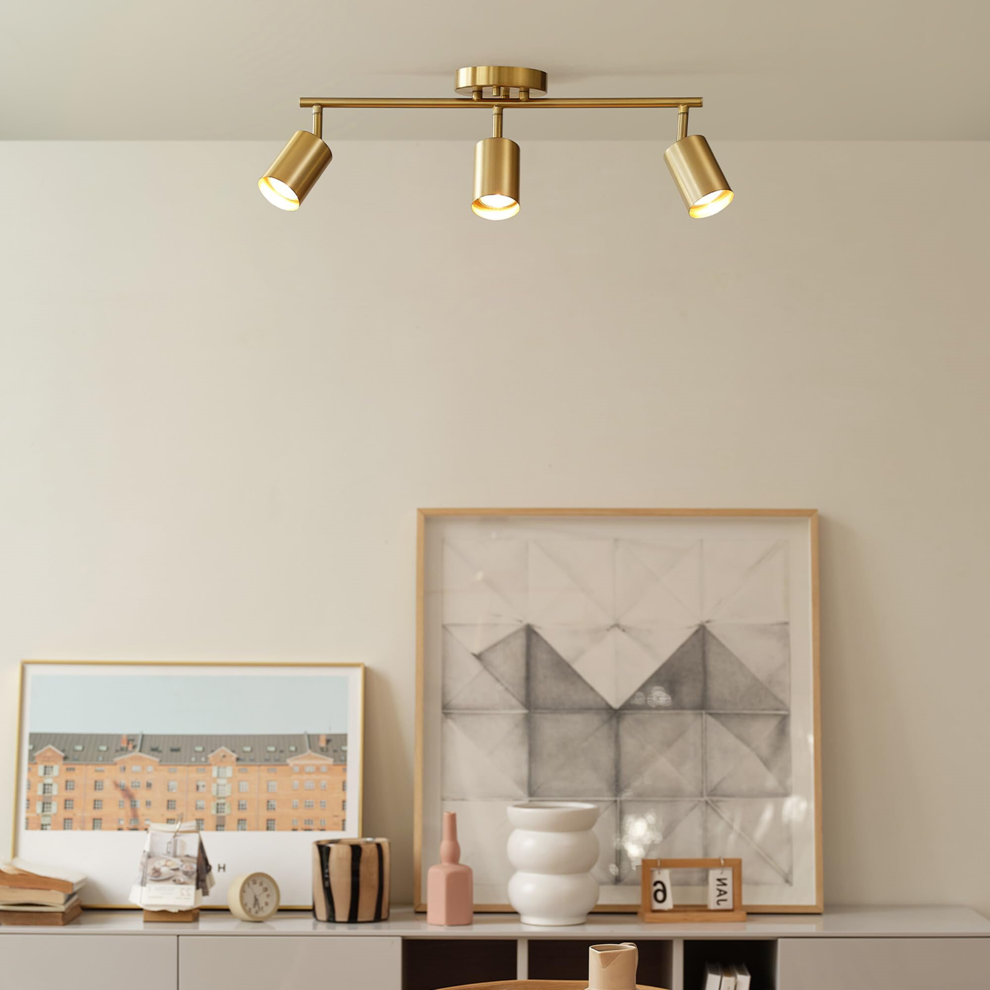 OLHAV Track Lighting Fixture,Globe Electric 3-Light Track Lighting ...