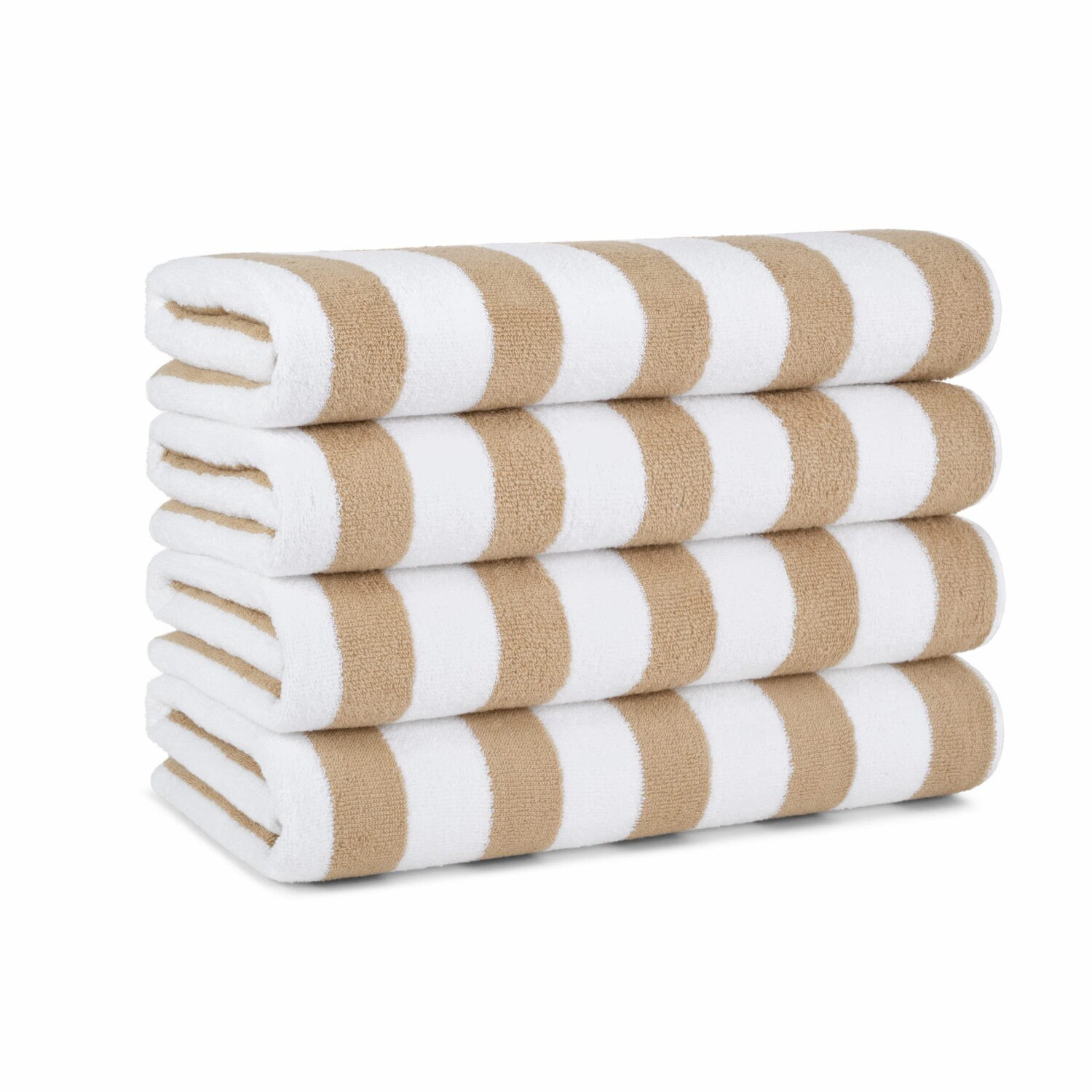 Hokku Designs SunSoak Quick-Dry Cotton Beach Towels - 4 Pack, Large ...