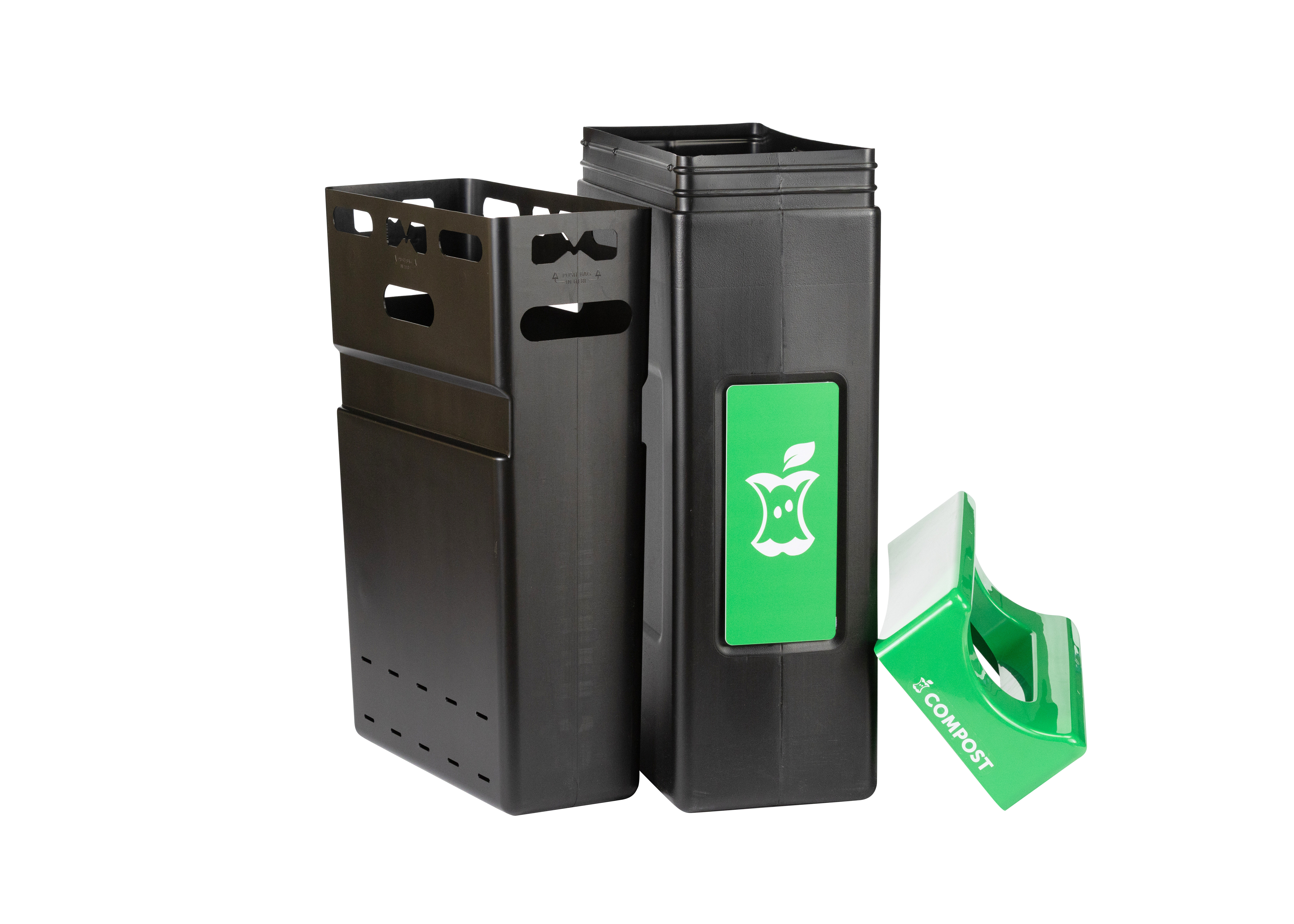 Commercial Zone Avante Compost Container, Narrow Open Top Unit, Liner ...