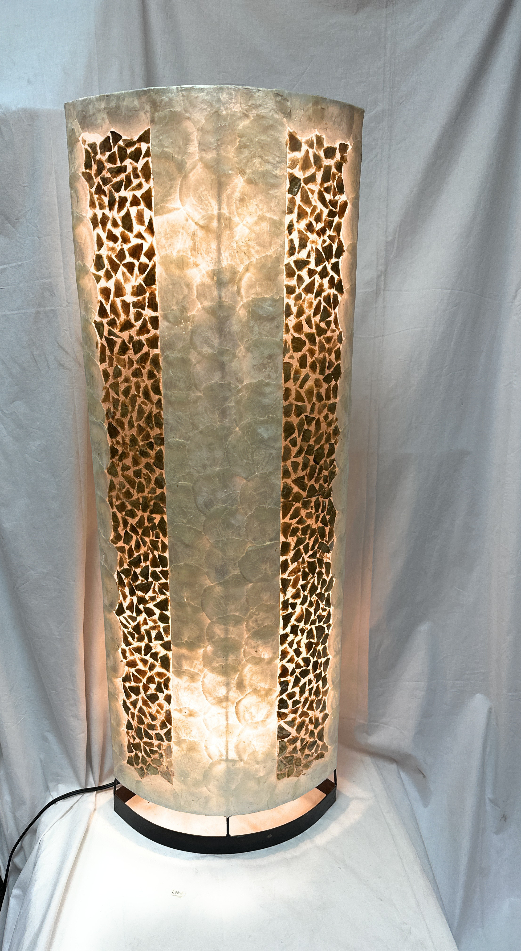 Latitude Run® Oval Shell Floor Lamp | Wayfair