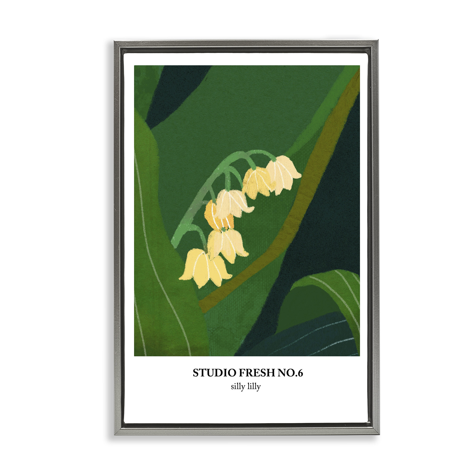 Lark Manor™ Silly Lily Studio Poster Framed Floater Canvas by Incado ...