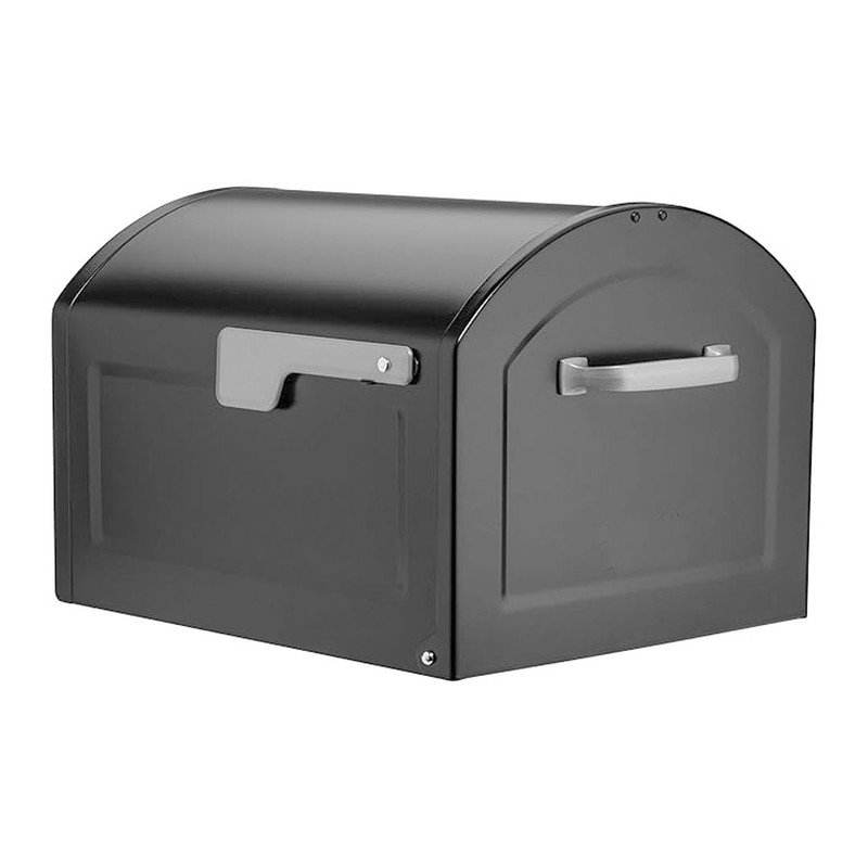 ZILNOX Heavy Gauge Galvanized Steel Mailboxes, Post Mount, XL, Metal ...