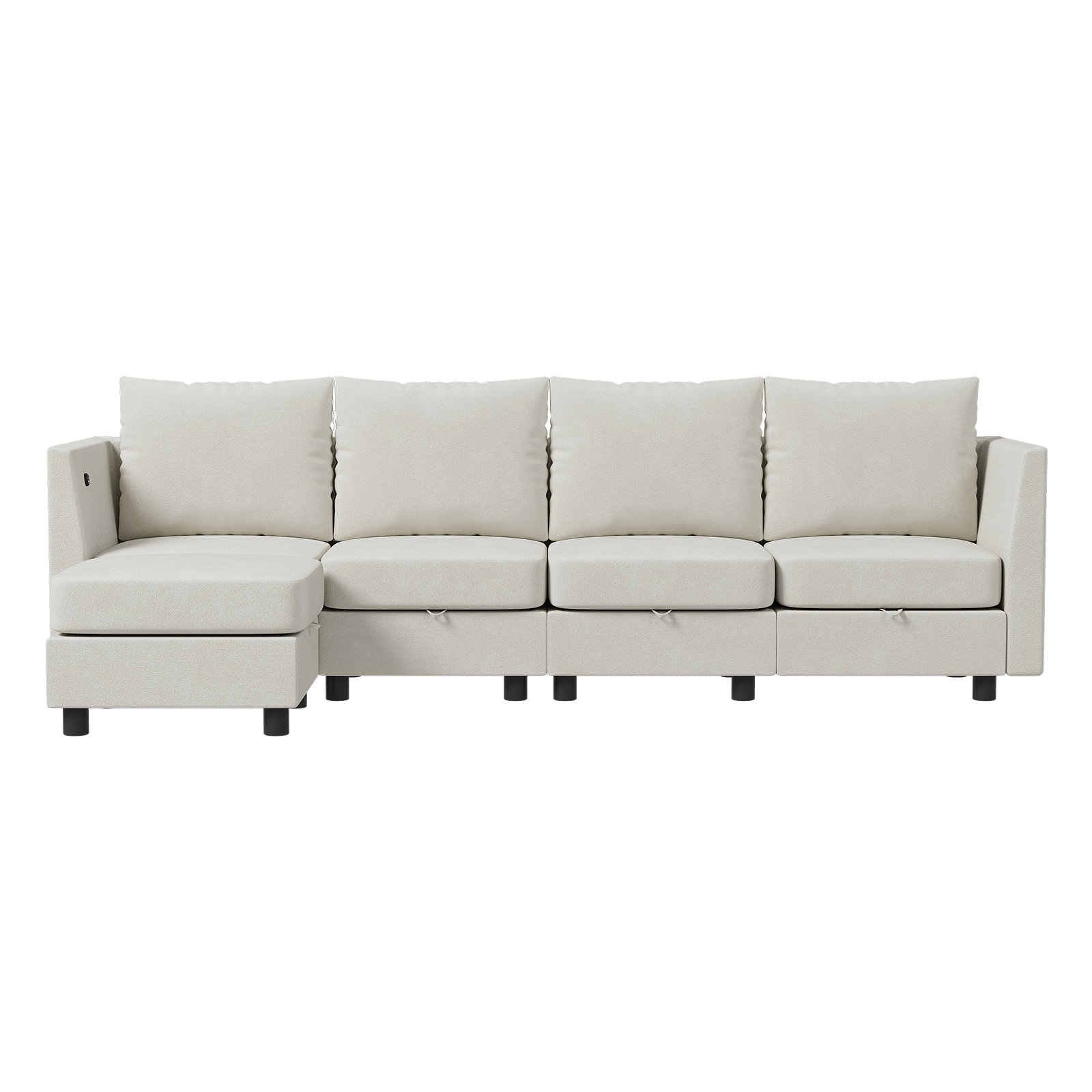 Latitude Run® 5-Piece L-Shaped Modular Sectional Sofa | Wayfair