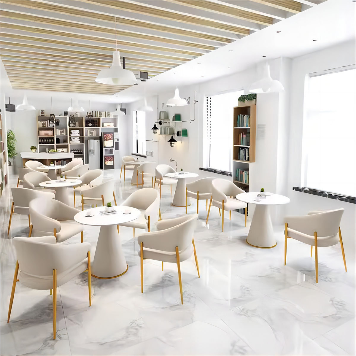 iCool Appliances 5 - Piece Leather Match Reception Set (Table Included ...