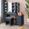 Latitude Run® Multifunctional Particleboard Dressing Table Set with ...