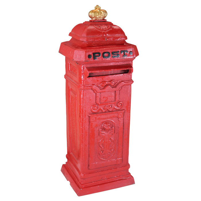 Design Toscano British Metal Column Box | Wayfair