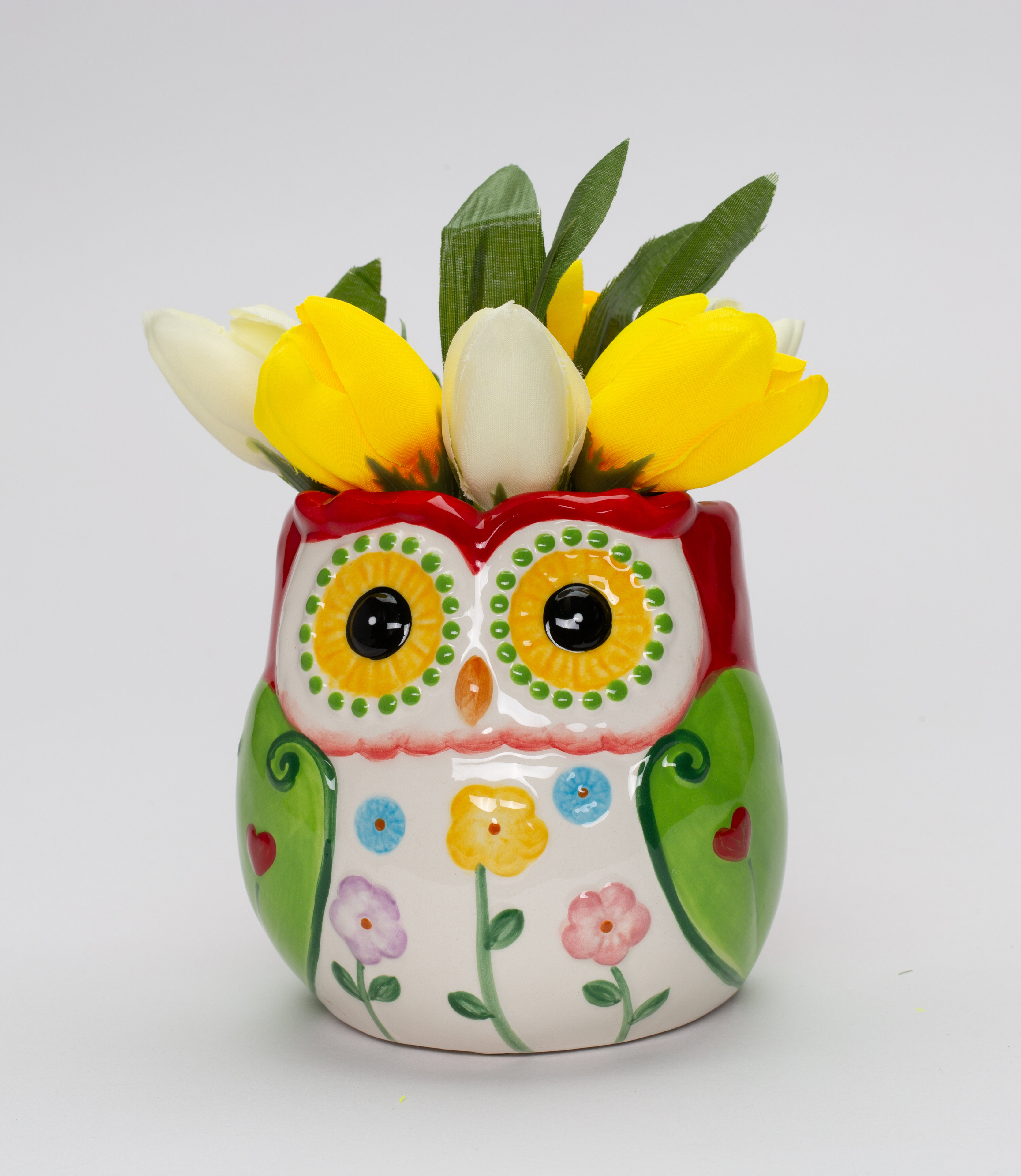 Dakota Fields Small Owl Flower Pot | Wayfair