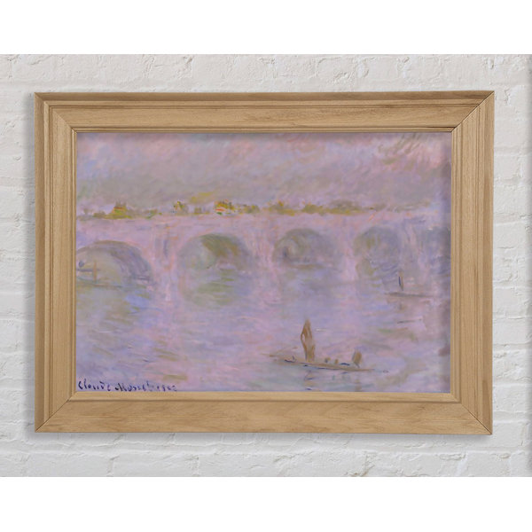 Bright Star Monet Waterloo Bridge In London - Single Picture Frame Art ...