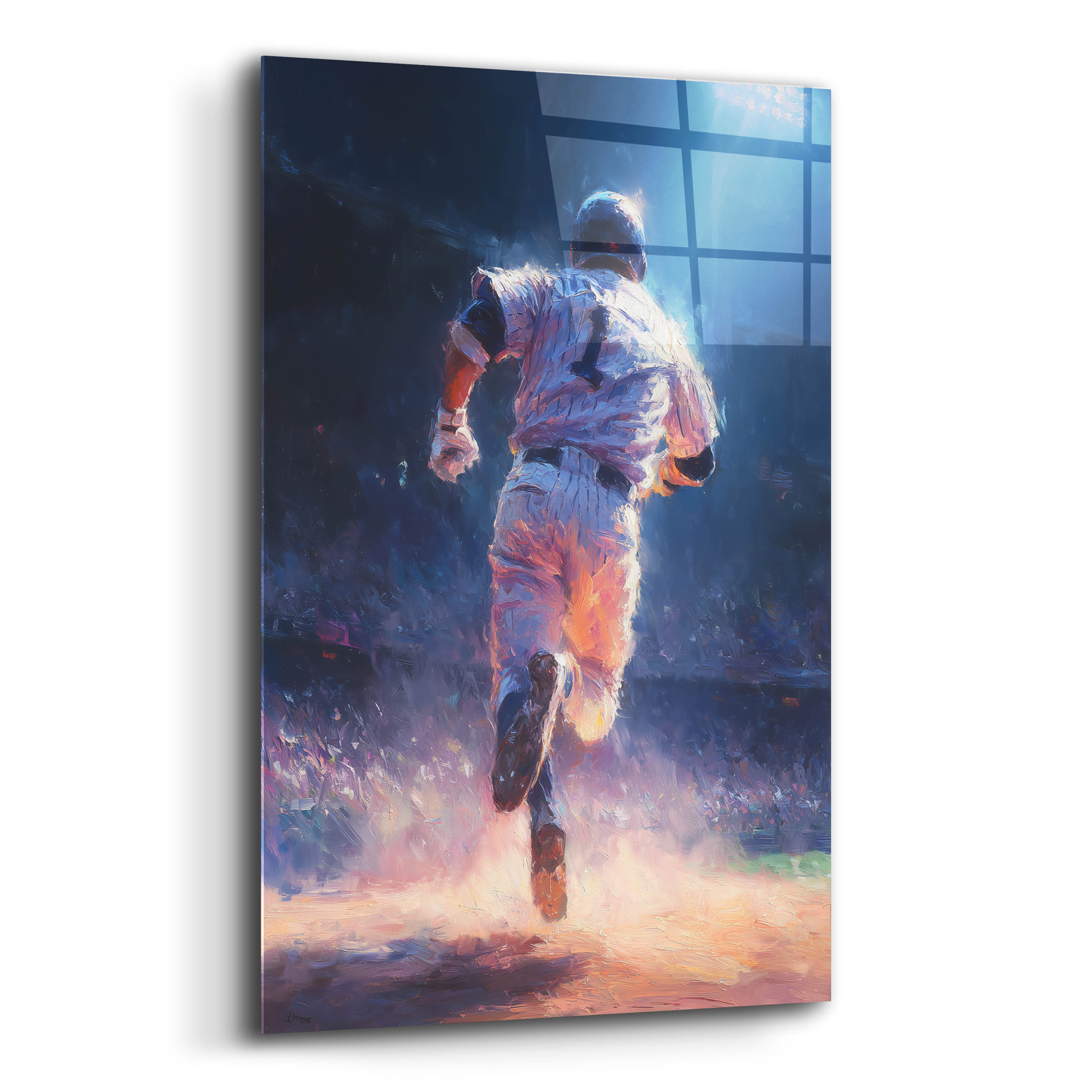 Winston Porter 'Baseball Legend 2' by Ann Klee Acrylic Glass Wall Art ...