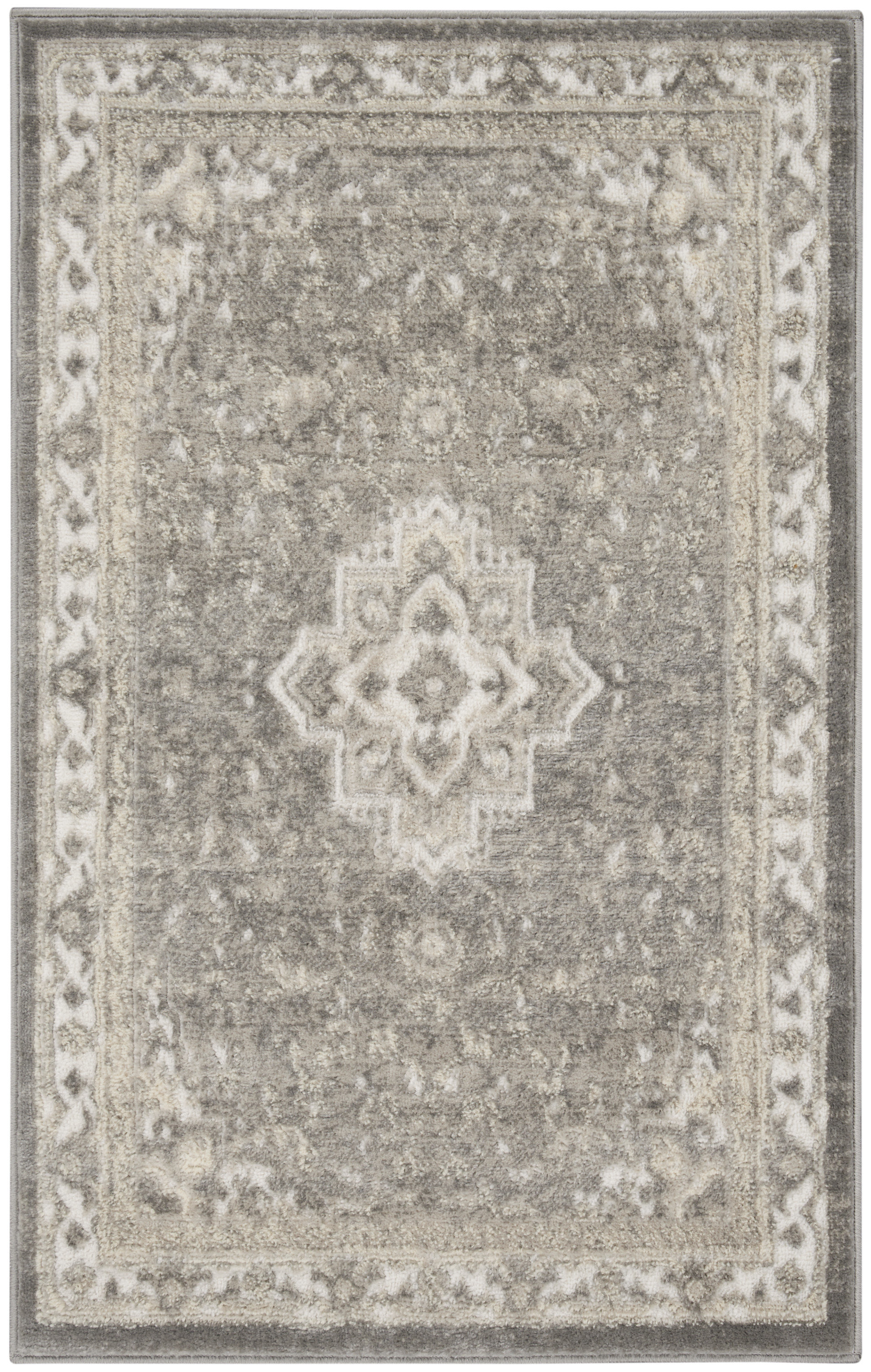 Bungalow Rose Madlyn Modern Contemporary Ivory Area Rug | Wayfair