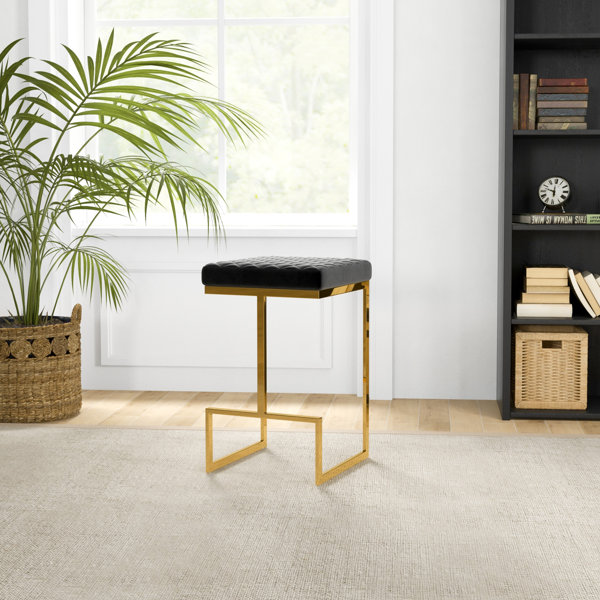 Mercer41 Eicholtz Solid Wood Stool | Wayfair