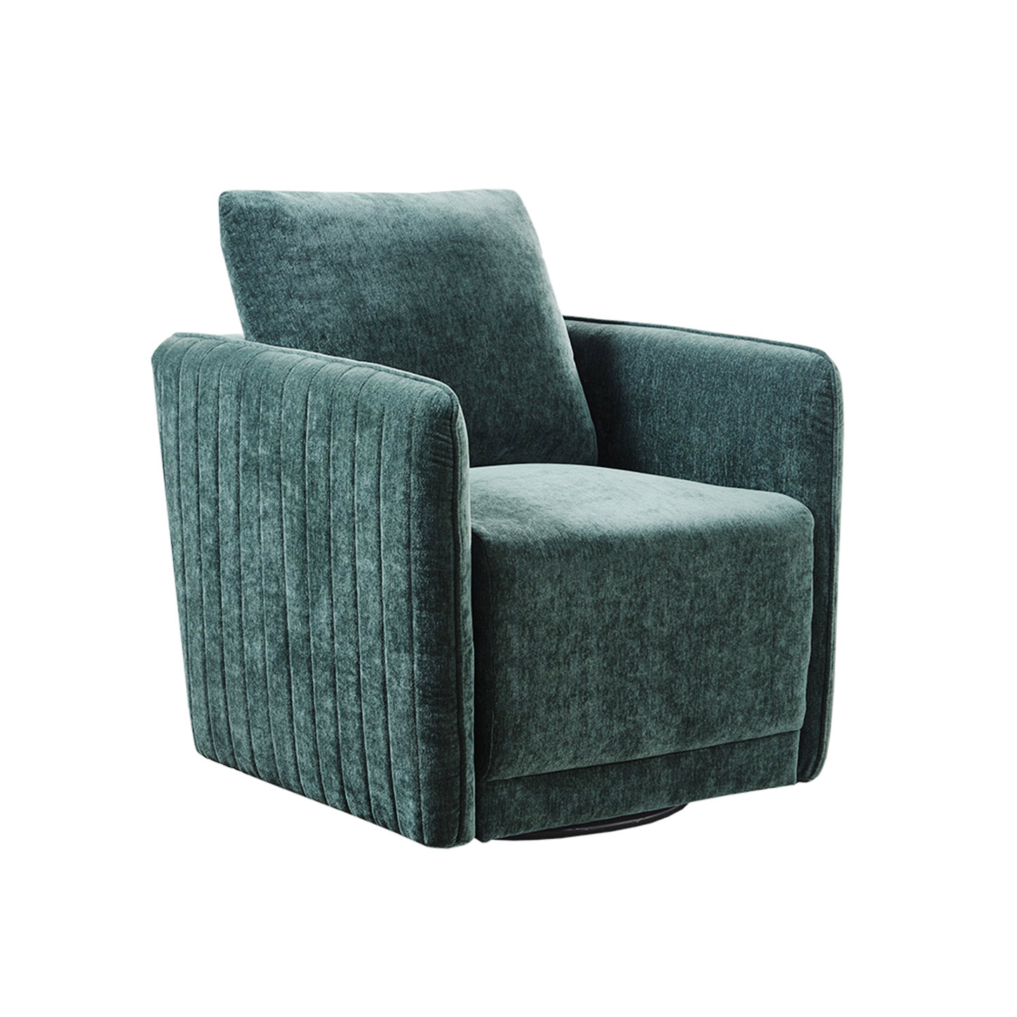 Everly Quinn Katelen Upholstered Swivel Armchair | Wayfair