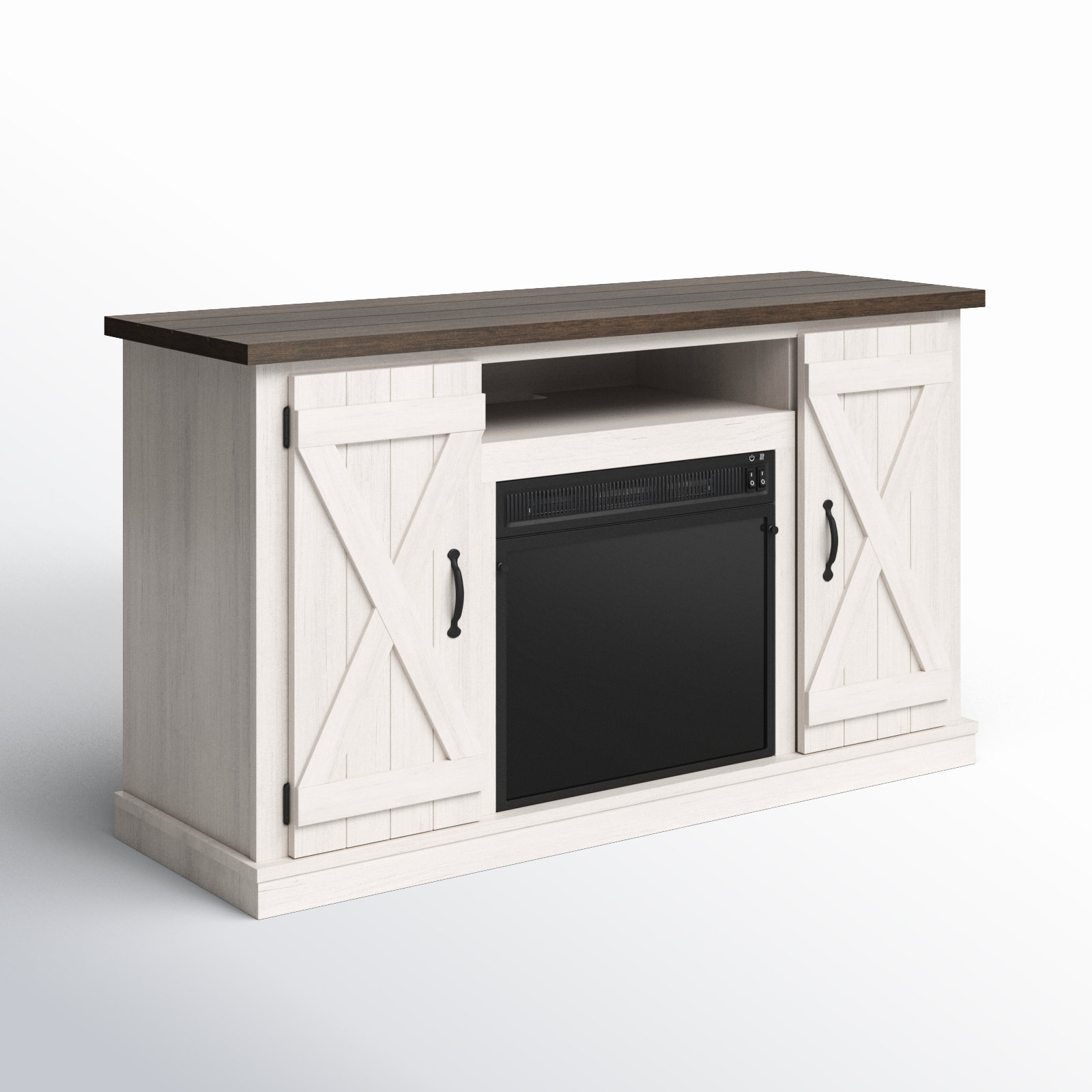 Three Posts™ Lorraine TV Stand for TVs up to 55" with Electric ...