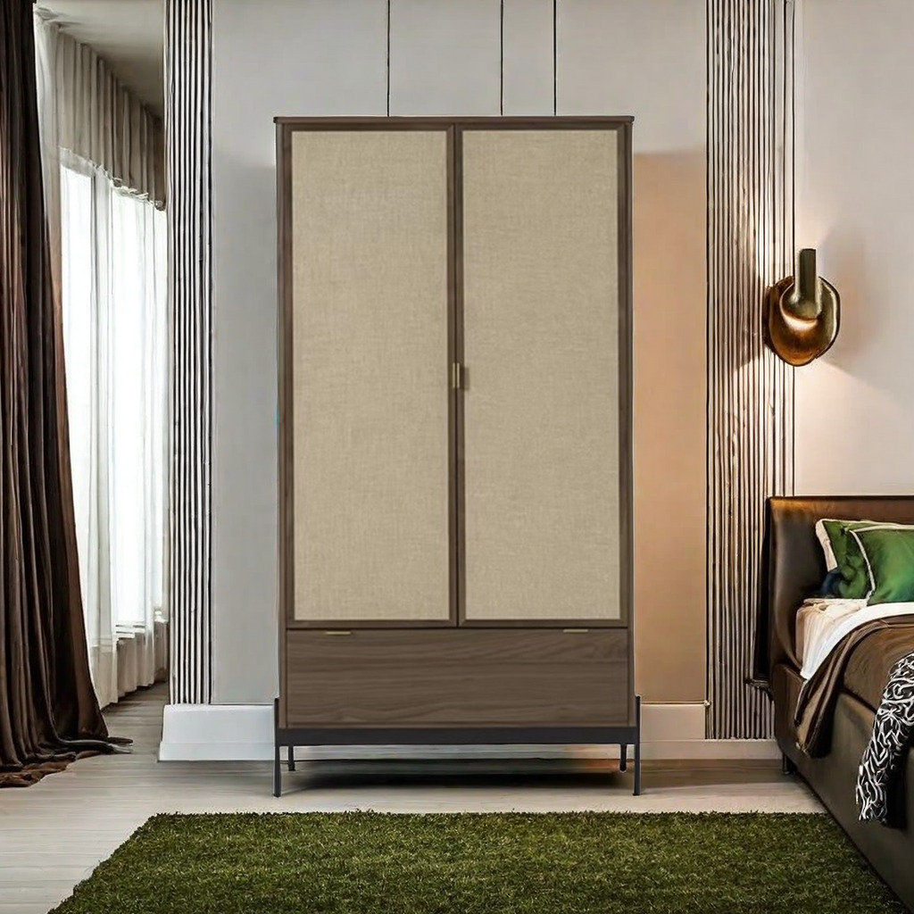 Parttlion European-style simple retro wardrobe - Wayfair Canada