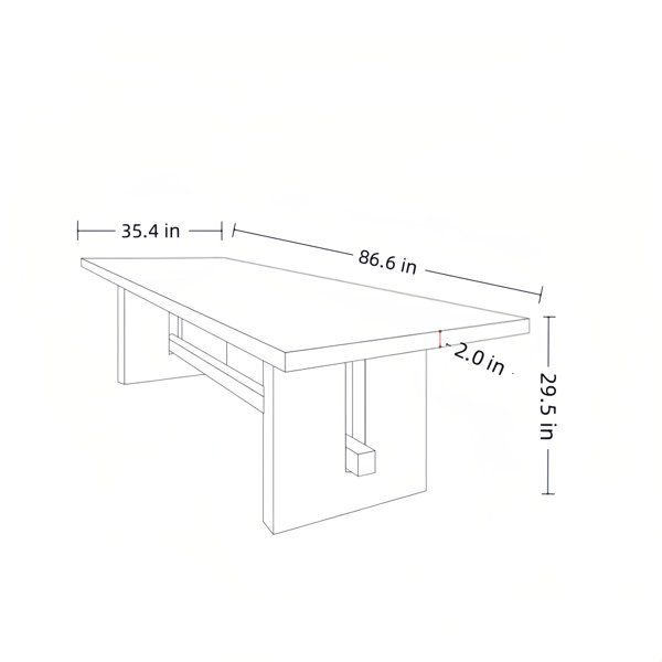 Loon Peak® Original Style Rectangular Solid Wood Dining Tables | Wayfair