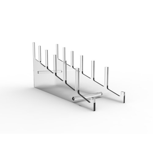 Rebrilliant Display, Large Multiple Plate Acrylic Rack Holder | Wayfair