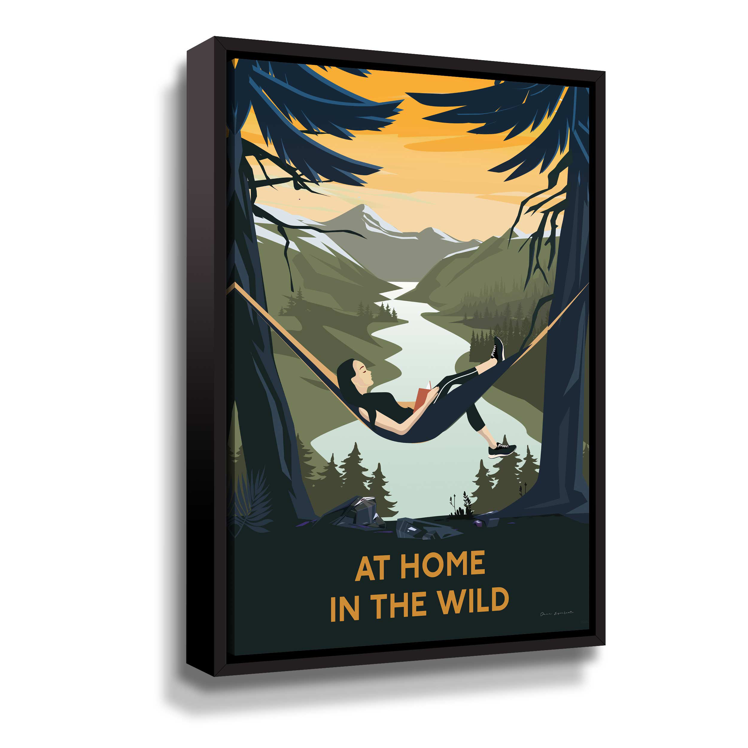 Trinx Wild Adventure II Gallery Wrapped Floater-Framed Canvas - Wayfair ...