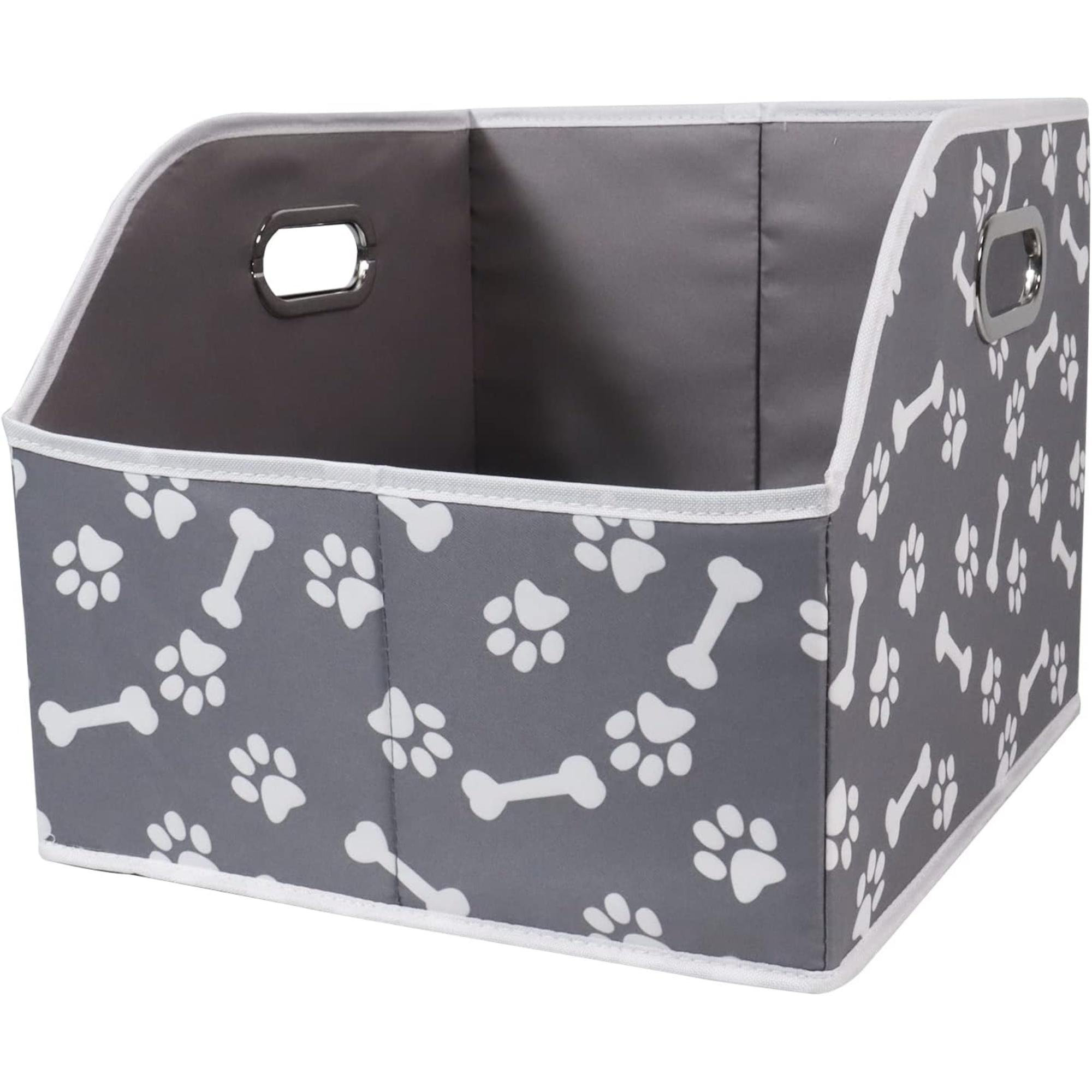 Latitude Run® Big Dog Toys Storage Bins Canvas Foldable Fabric ...