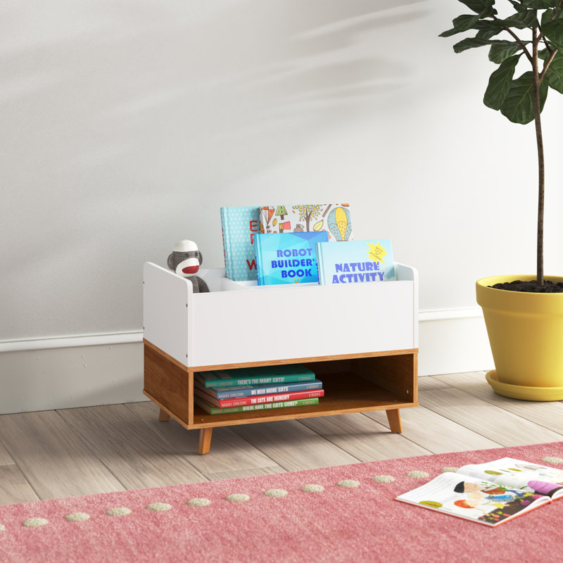 Mack & Milo™ Thurmont 17" H x 25" W Kids Book Caddy & Reviews | Wayfair
