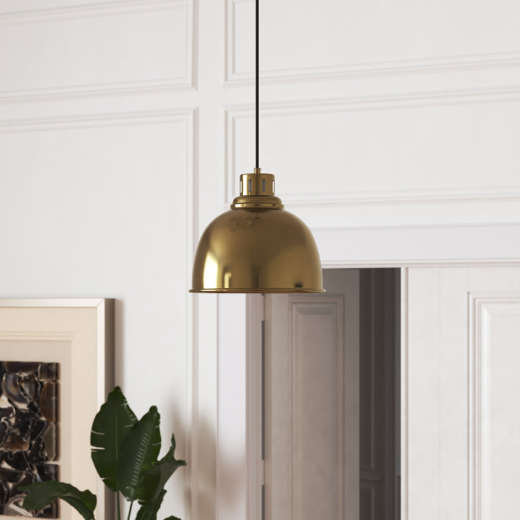 Willa Arlo Interiors Harman 1 - Light Dome Metal Shade Classic Design ...