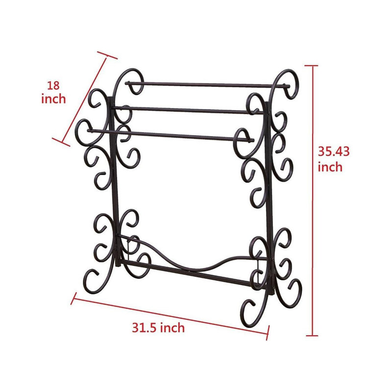 Red Barrel Studio® Unique Design Blanket Rack | Wayfair