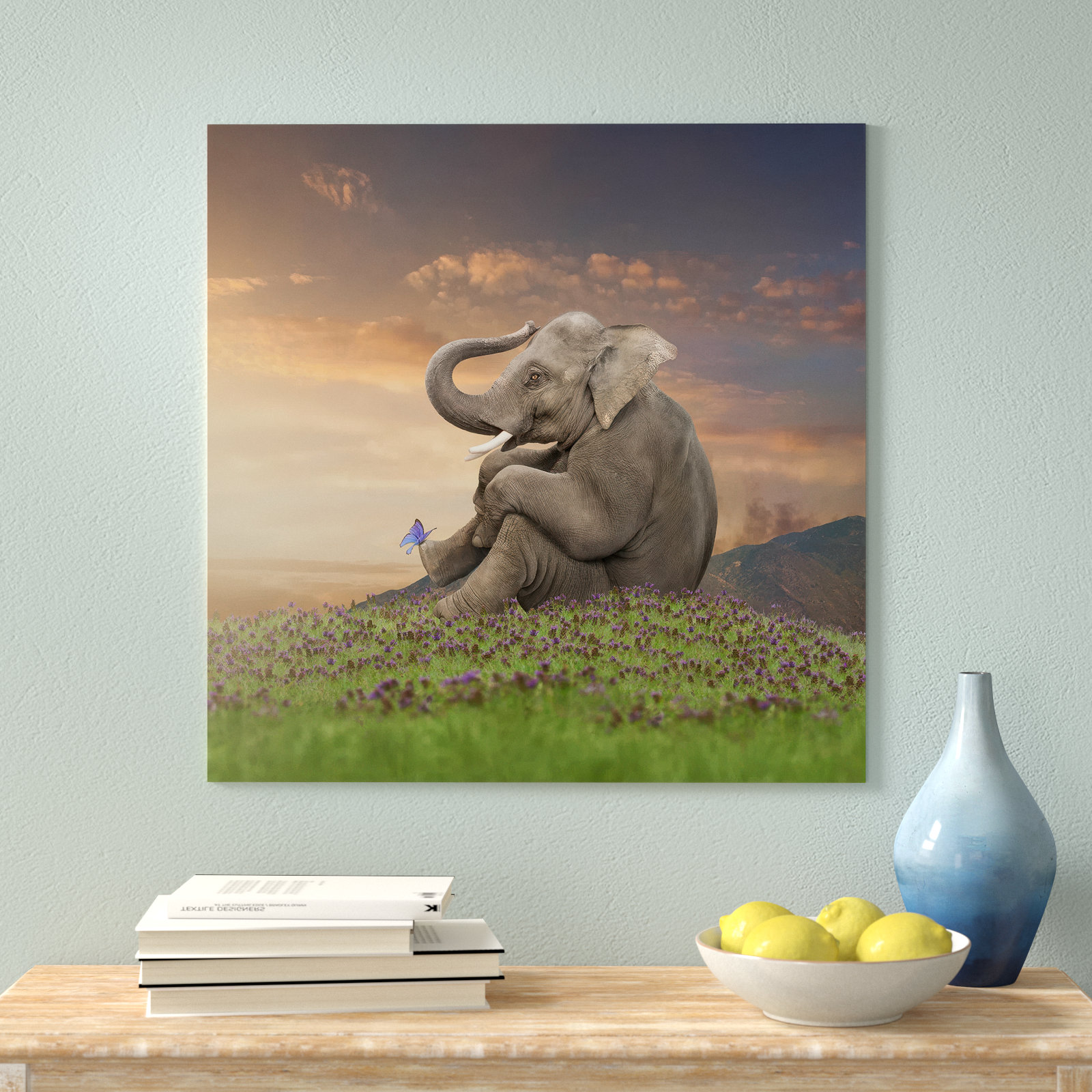 The Twillery Co.® Peaceful Pachyderm On Plastic/Acrylic by Lund Roeser ...