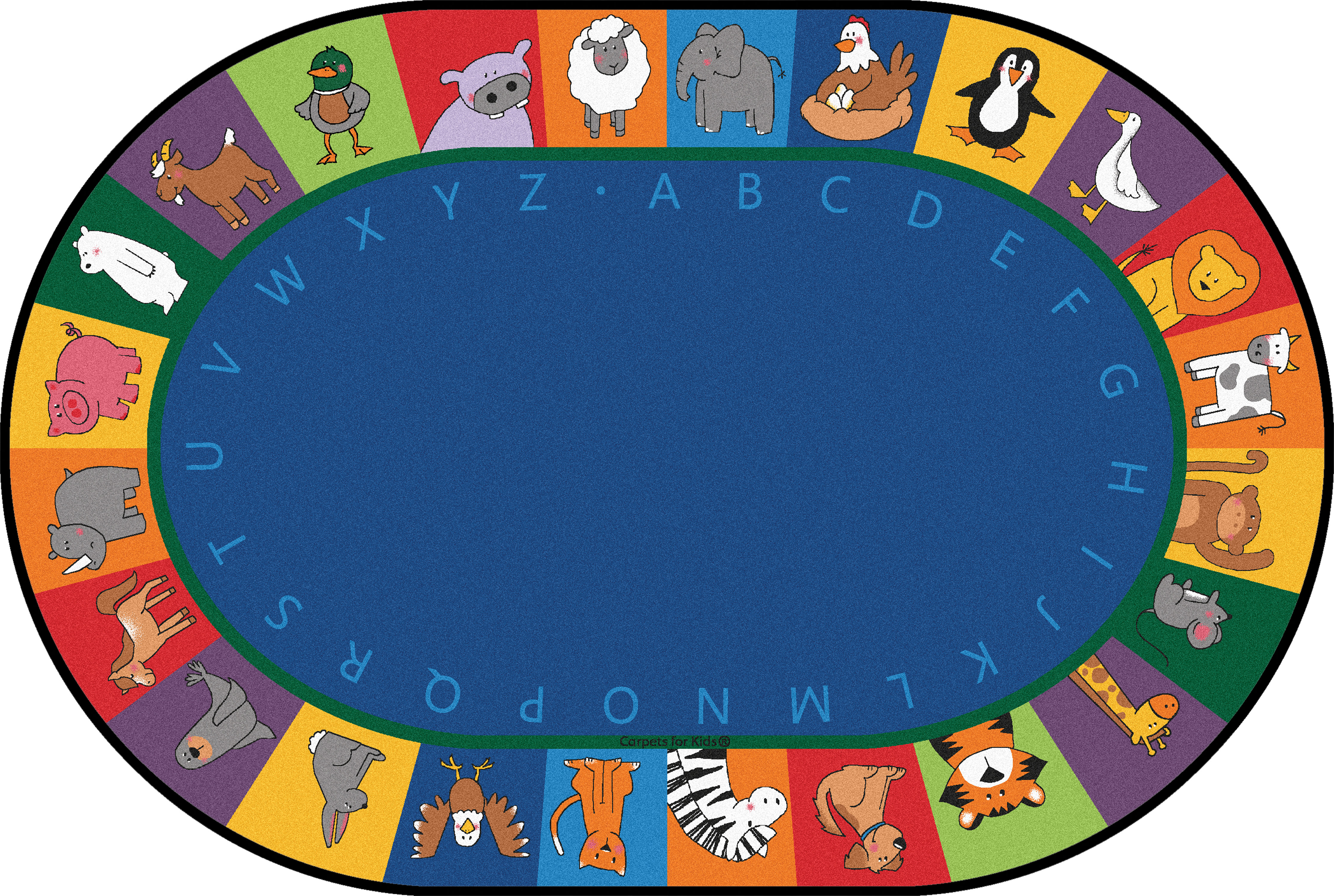 Carpets for Kids All The Animals Literacy Seating KID$Value PLUS Tufted ...