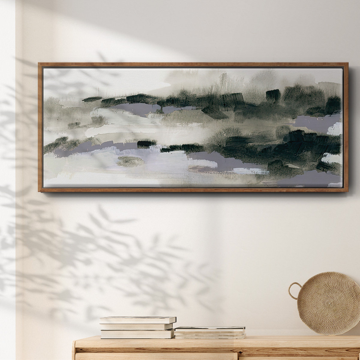 Wexford Home Abstract March VI- Framed Canvas | Wayfair