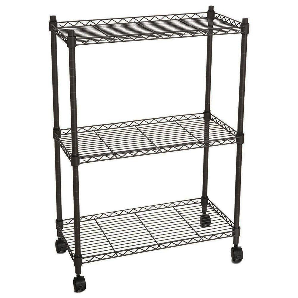 Winado Heavy Duty Wire Shelving Unit Rack Rolling Cart & Reviews ...