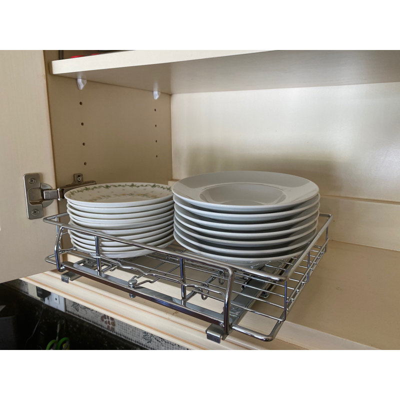 Rebrilliant Blunk Sliding Pullout Cabinet Drawer Adjustable 10" to 14 ...