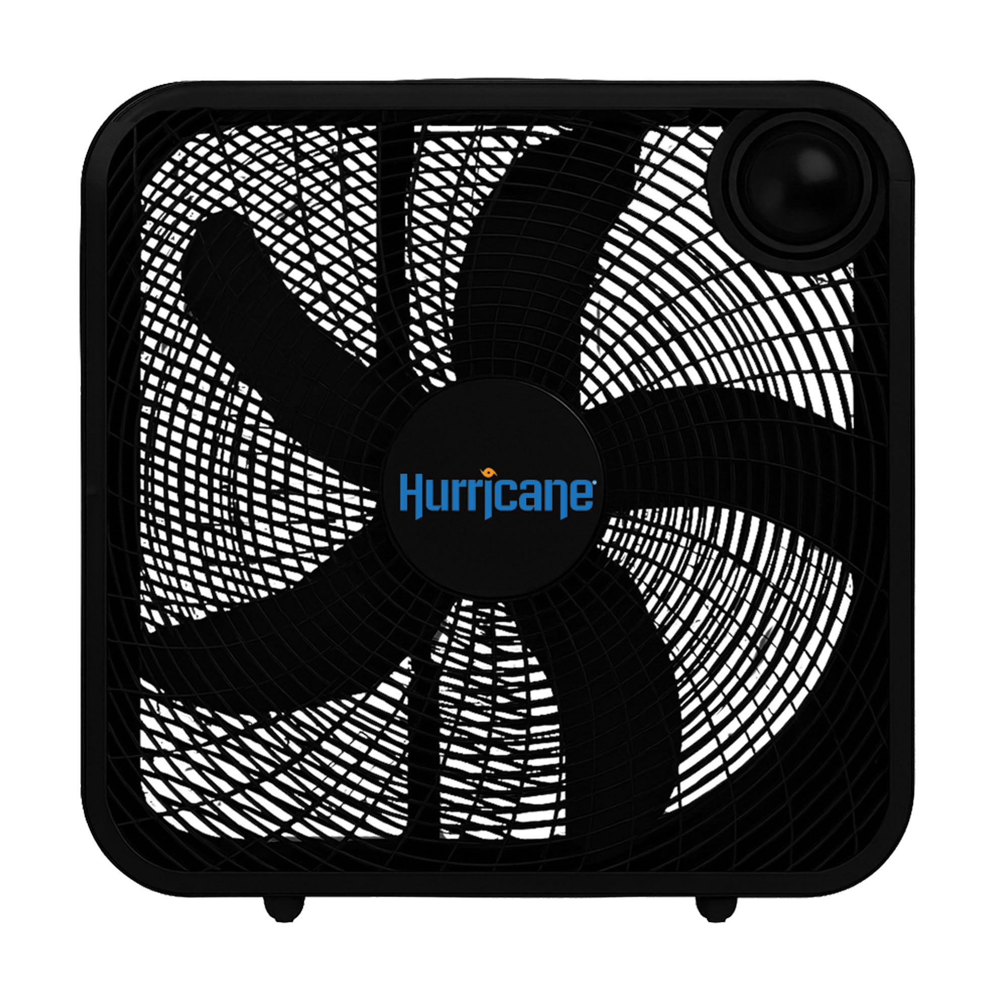 Hurricane 20 Inch Classic Series Floor Box Fan with 3 Speed Settings ...