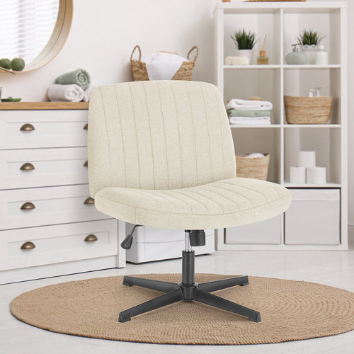 Latitude Run® Brenae Upholstered Armless Swivel Task Chair & Reviews ...