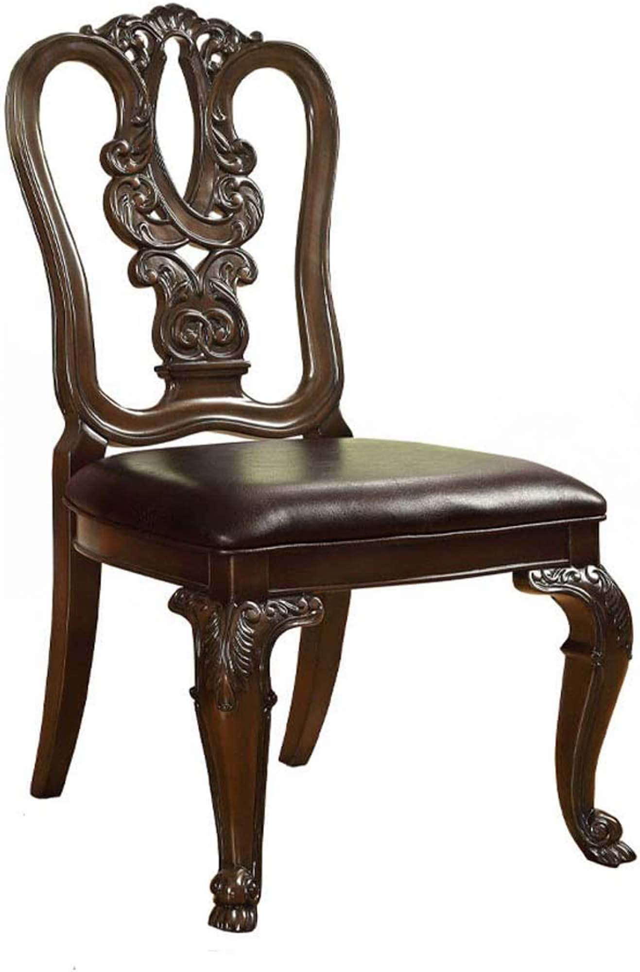 Bloomsbury Market Traditional Intricate Set Of 2 Side Chairs Solid Wood ...