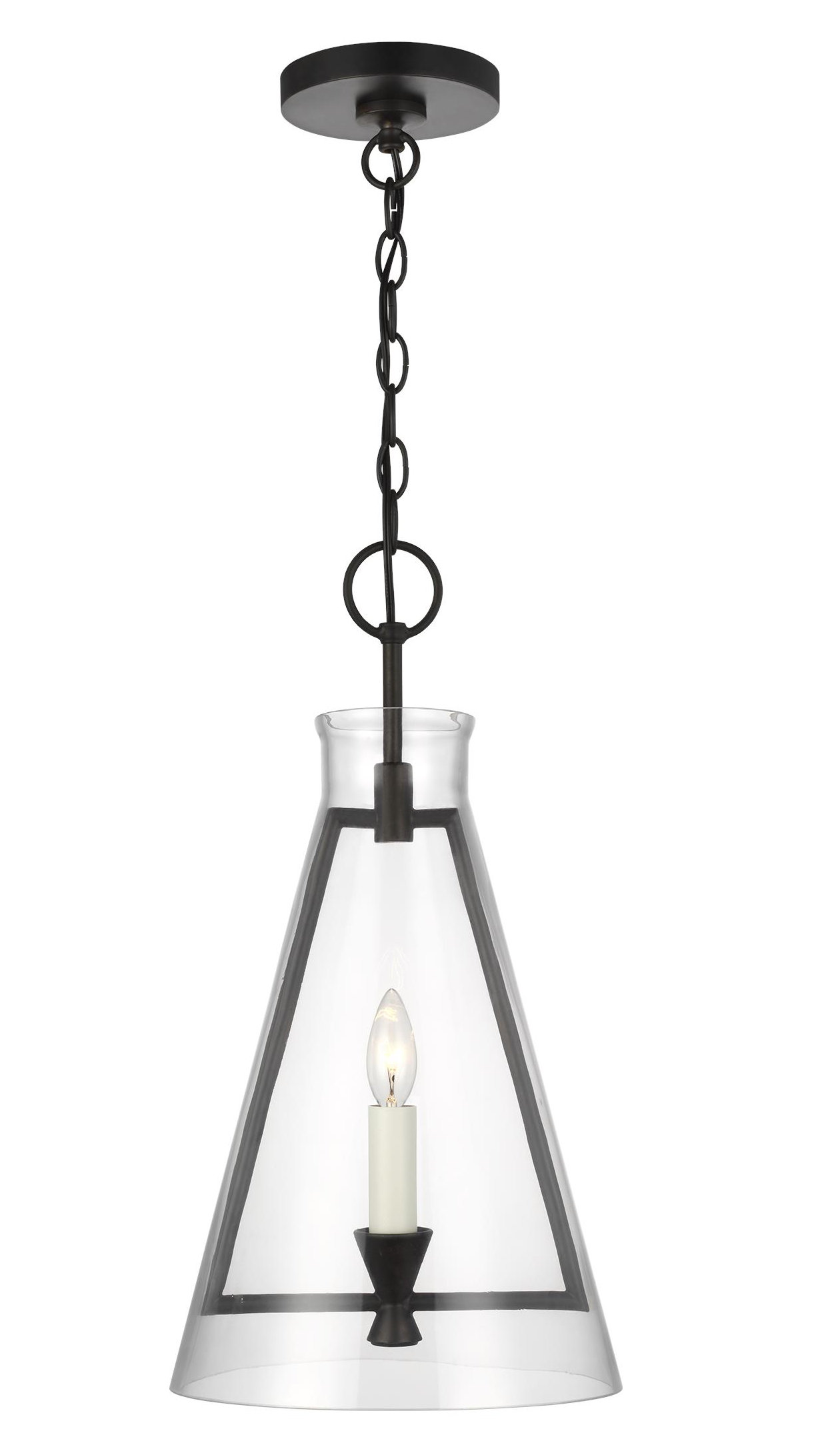 Visual Comfort Studio Keystone 1 - Light Single Cone Pendant by Chapman ...