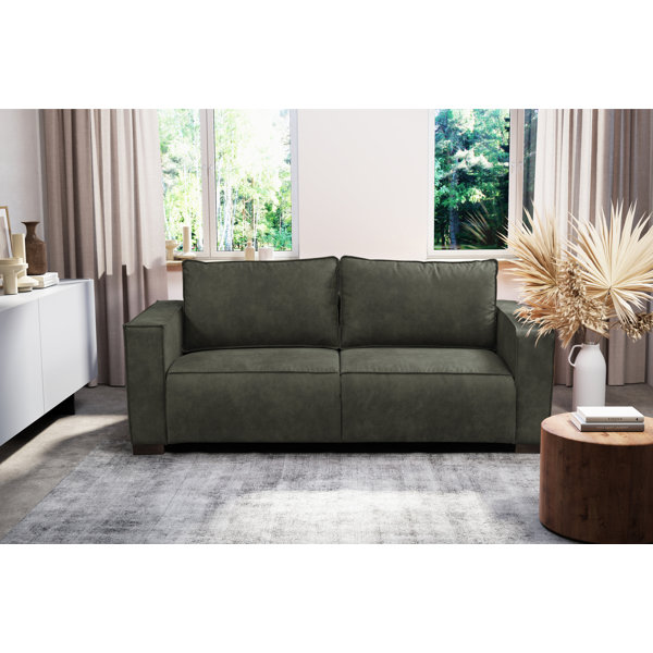 Ebern Designs Mayada Square Arm Sofa Bed with Mattress | Wayfair.co.uk