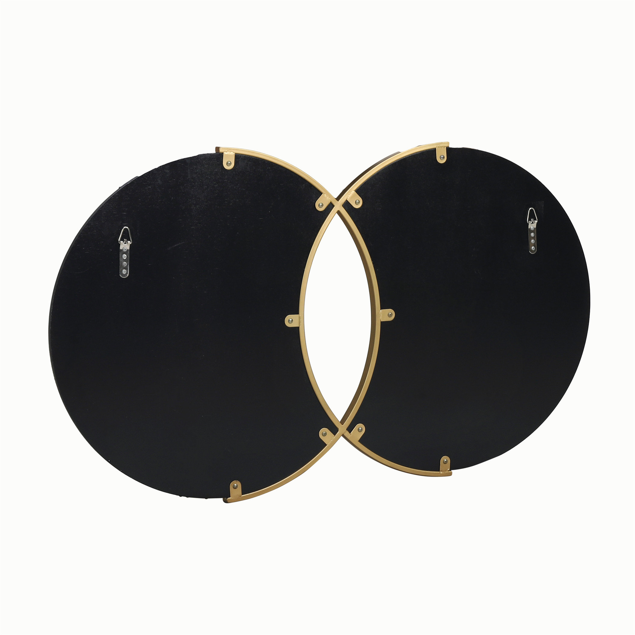 House of Hampton® Exquisite Overlapping Circular Wall Mirror with ...
