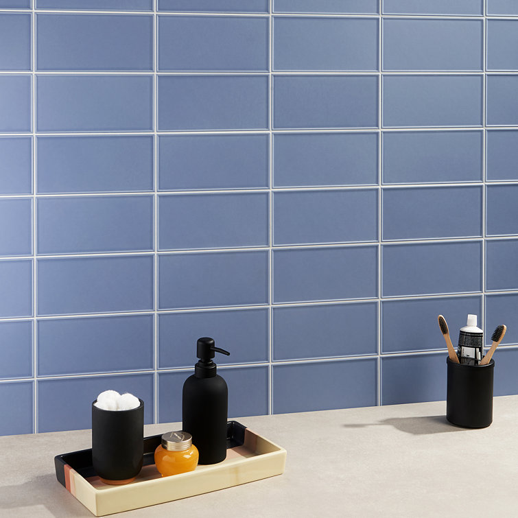 Bond Tile Tori Border 4" x 8" Ceramic Subway Tile | Wayfair