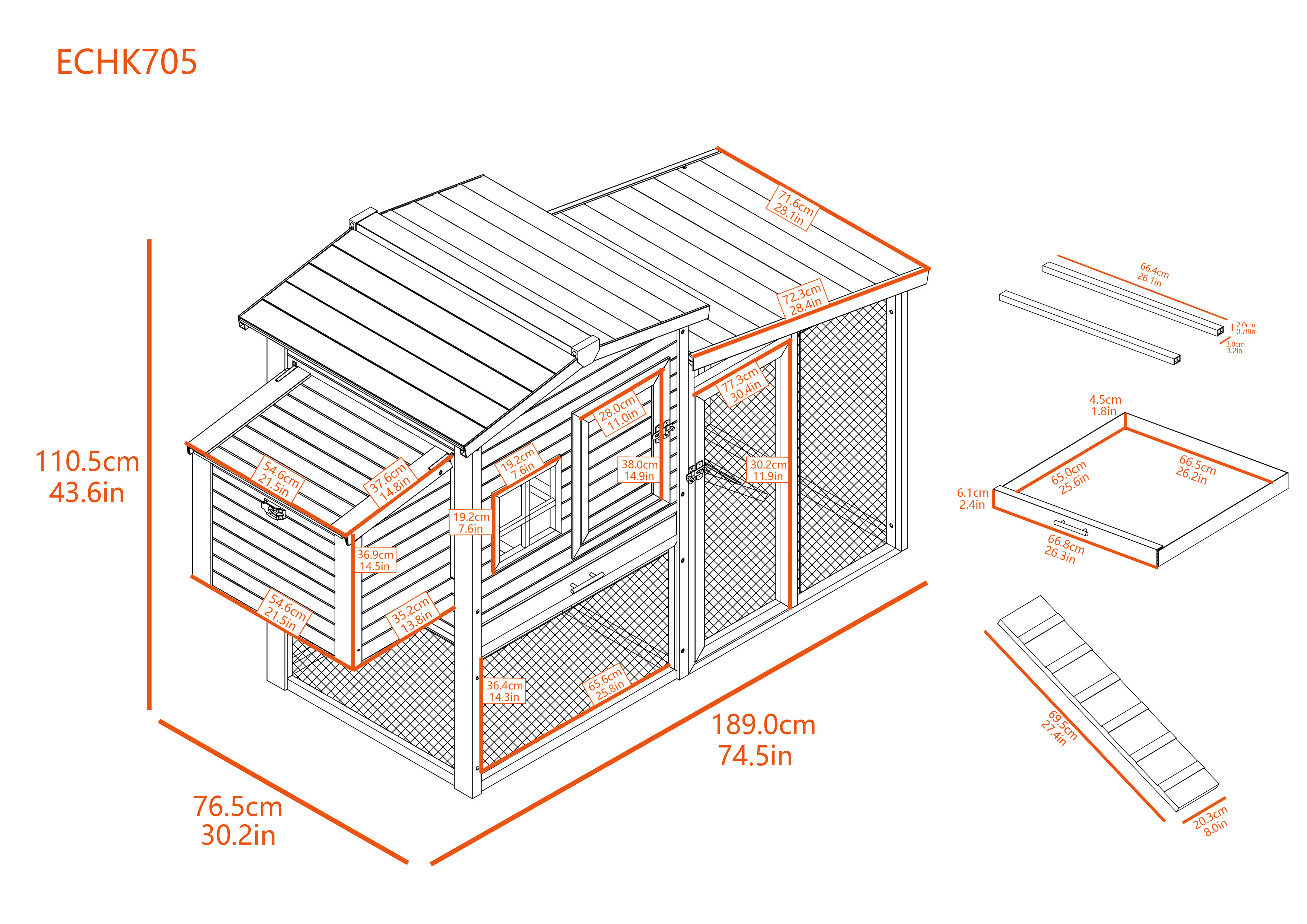 Archie & Oscar™ Achilles ECOFLEX® Hampton Chicken Coop & Reviews | Wayfair