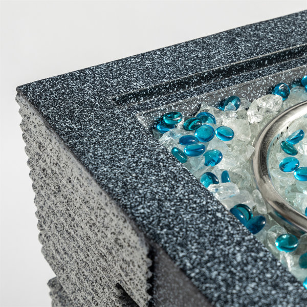 Sybertruck Outdoor Concrete Fire Pit Column Propane Fire Pit Patio Gas ...