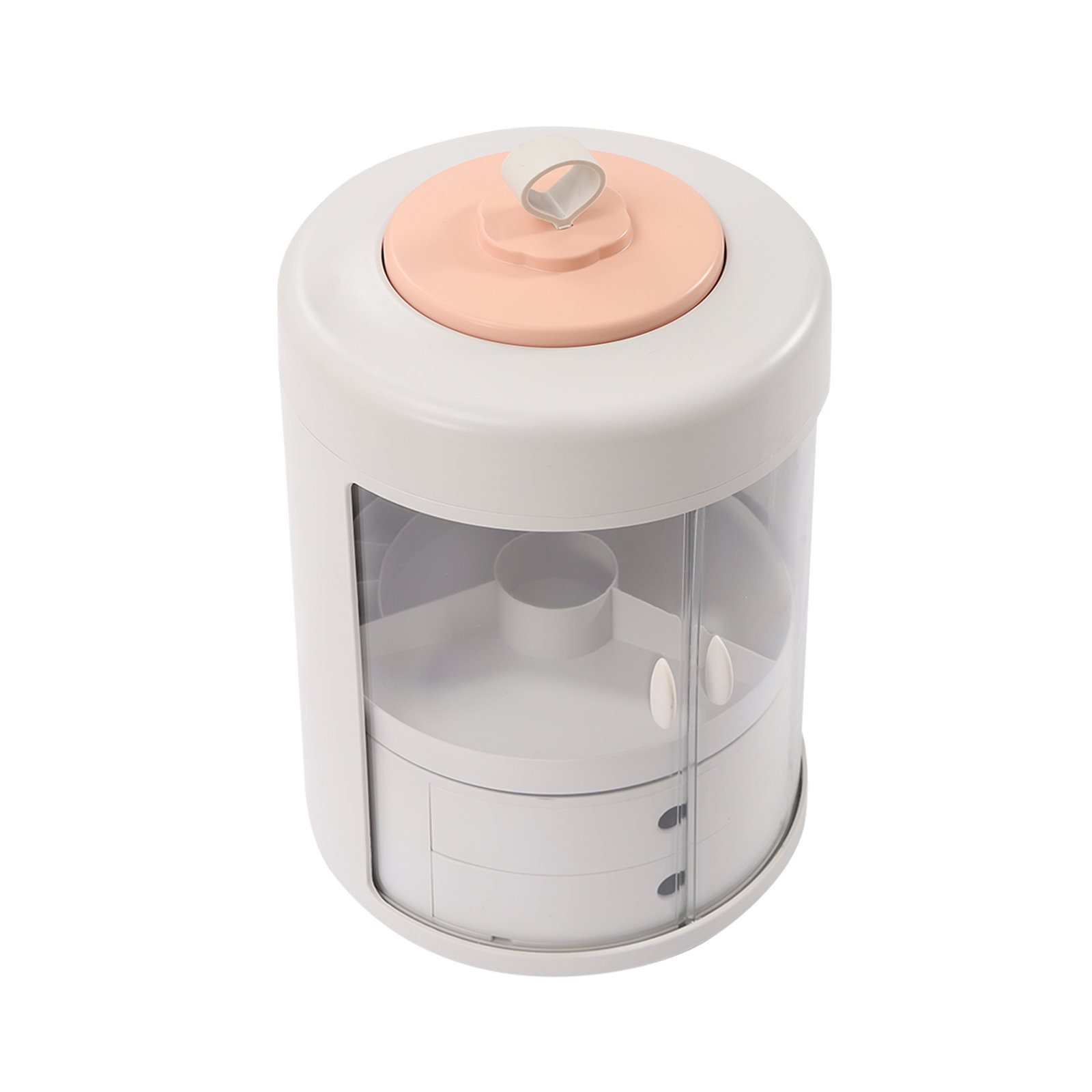 Rebrilliant Ivenson Rotary Drawer Dustproof Cosmetic Storage Box ...