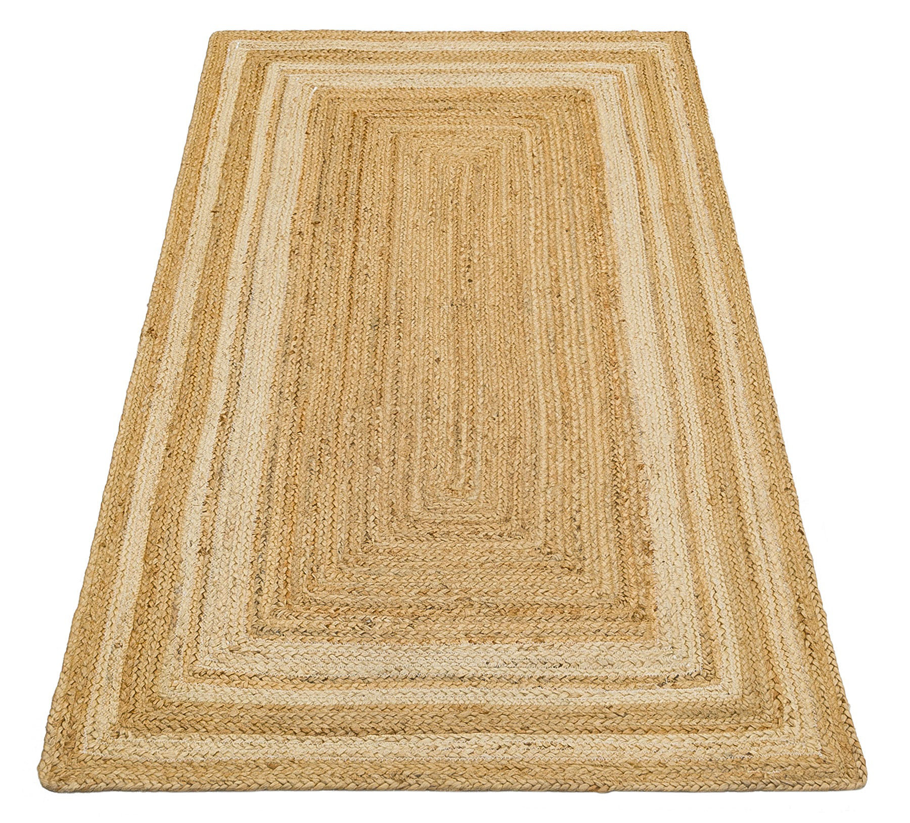 Latitude Run® Scharding Beige Modern Jute Jute Area Rug | Wayfair